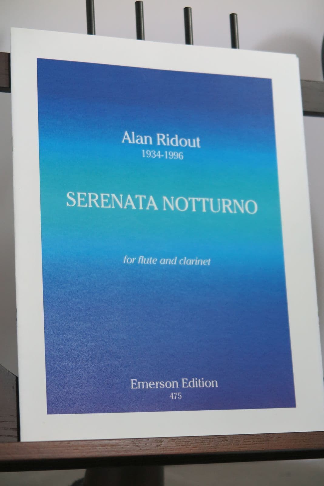 Ridout A - Serenata Notturno for Flute & B Flat Clarinet GoodSheetMusic.com
